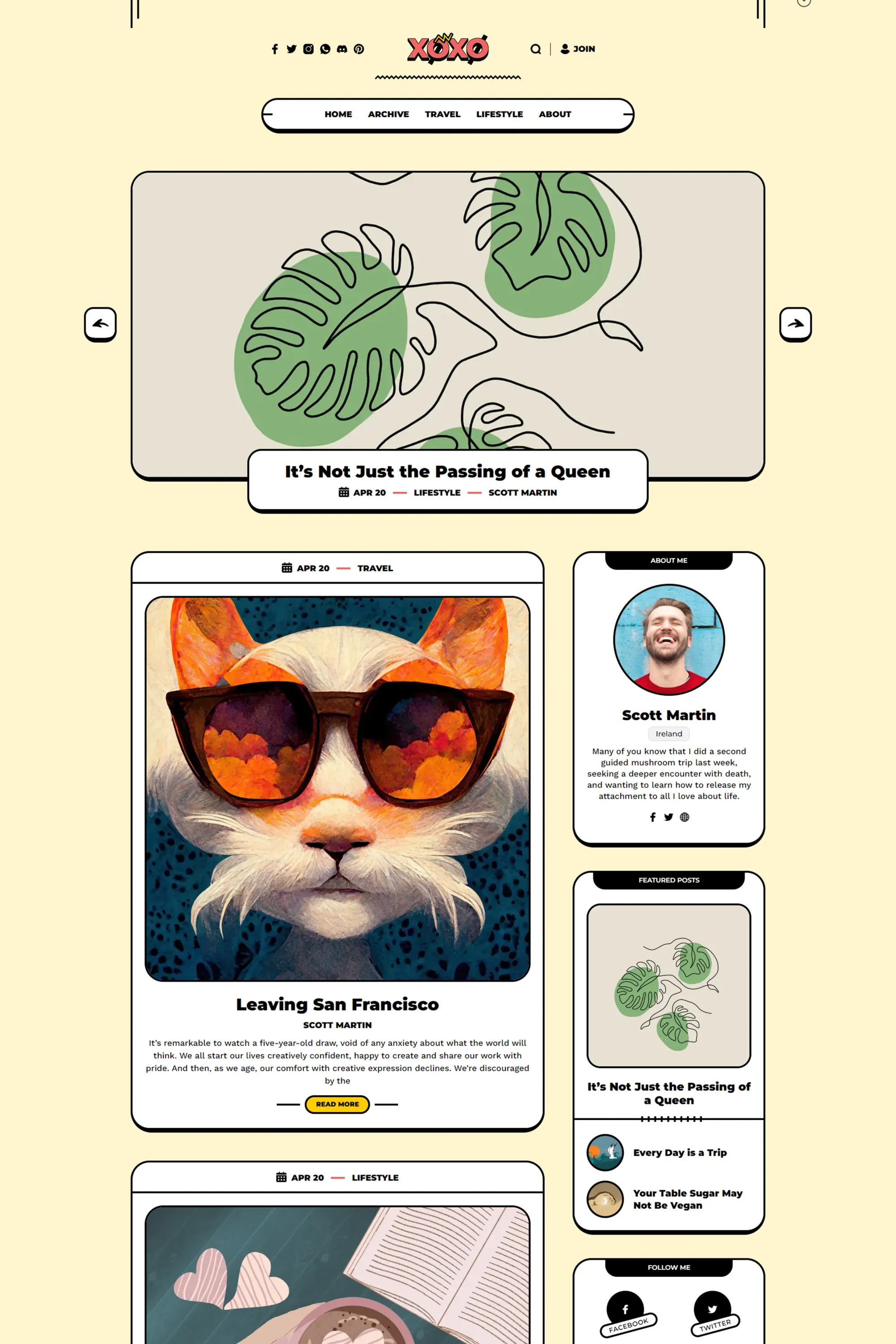 🚨 New Neo-Brutalism Ghost Theme - Xoxo by Frenify 🎨 | Hurry!