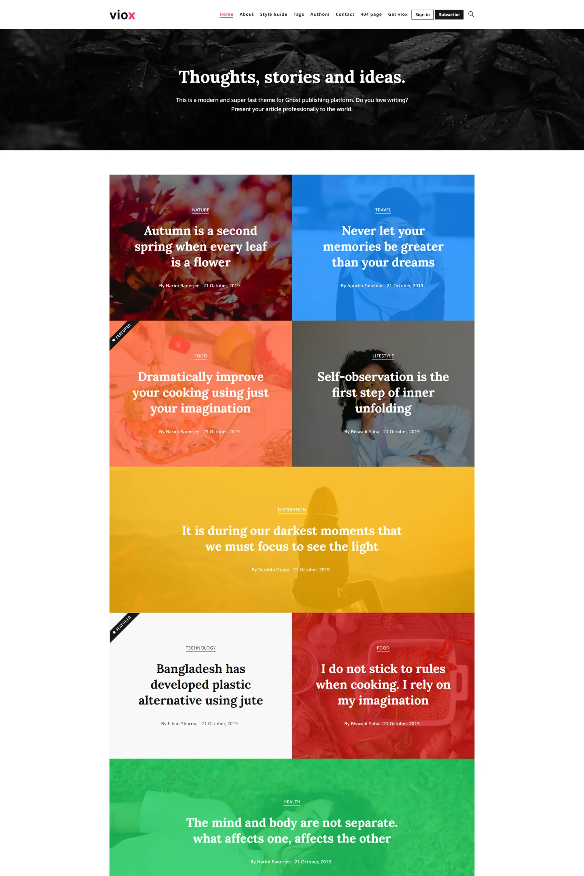 Viox Ghost Theme by GBJ Solution