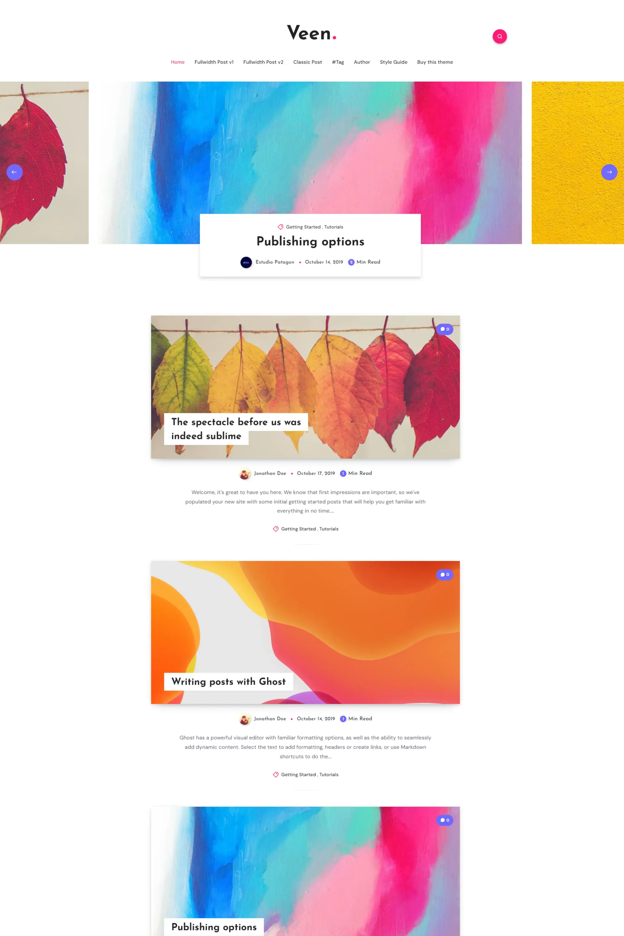 Veen Ghost Theme by Estudio Patagon