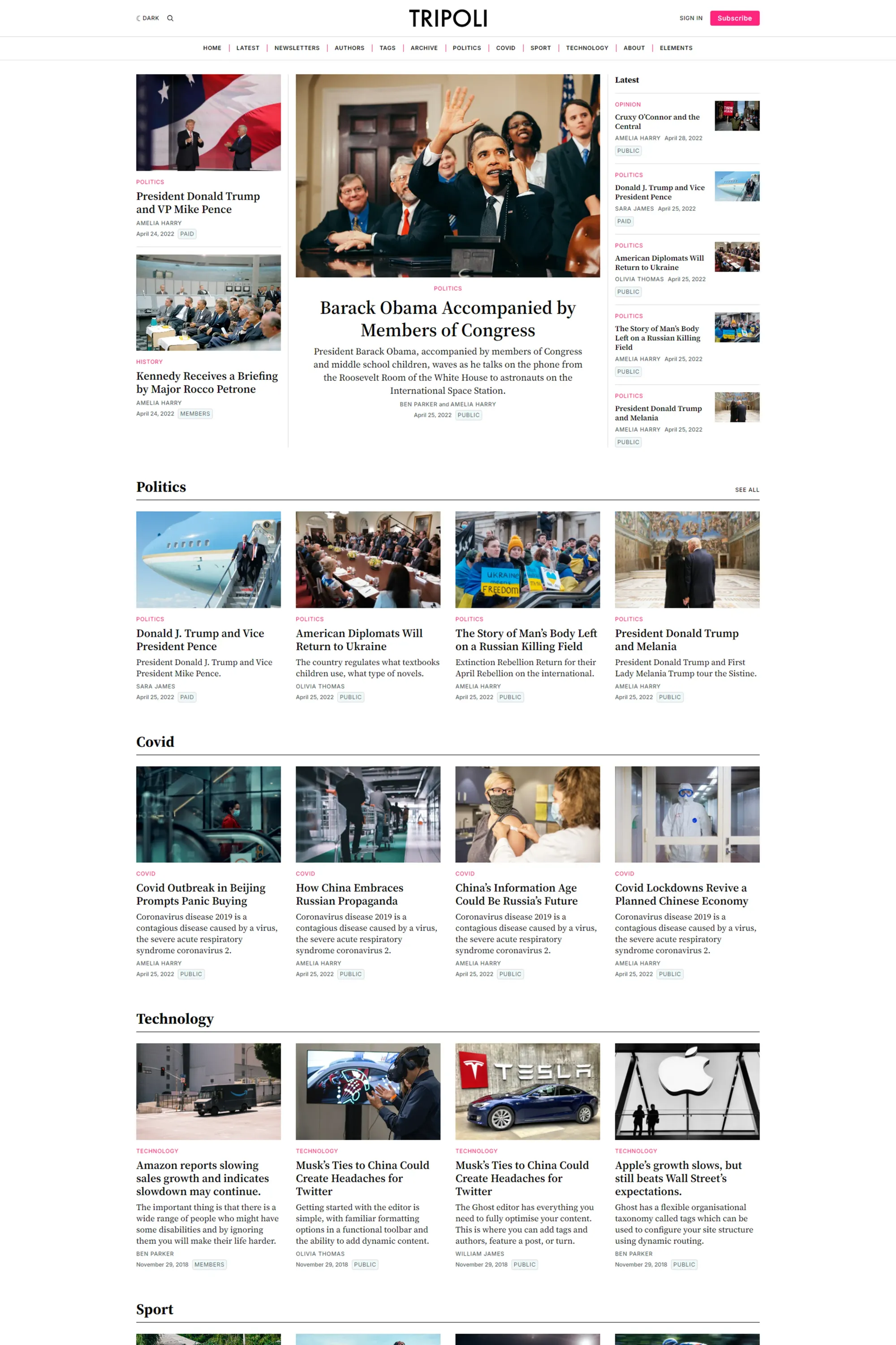 🚀 New Tripoli Ghost Theme 🌟 – Perfect for News & Blogs 📰