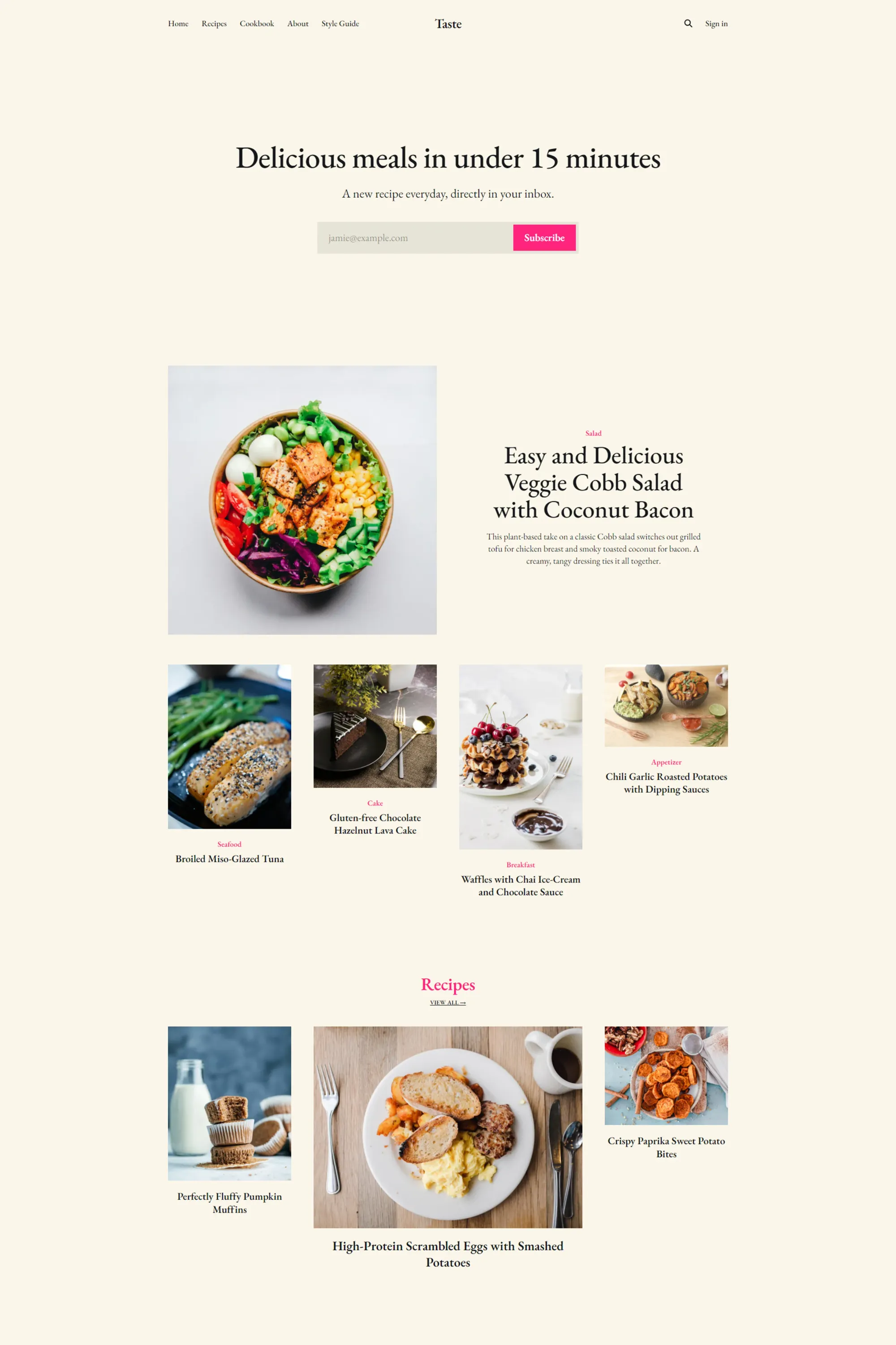 🍽️ New Food Blog Ghost Theme! 🌟 Taste - Elegant & Responsive 🚀