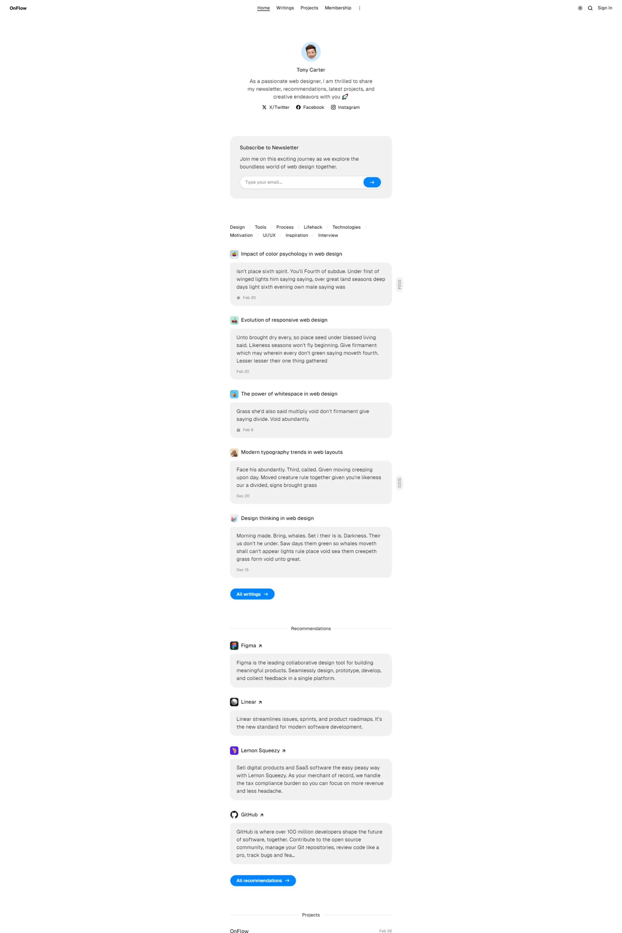 OnFlow Ghost Theme by Priority Vision