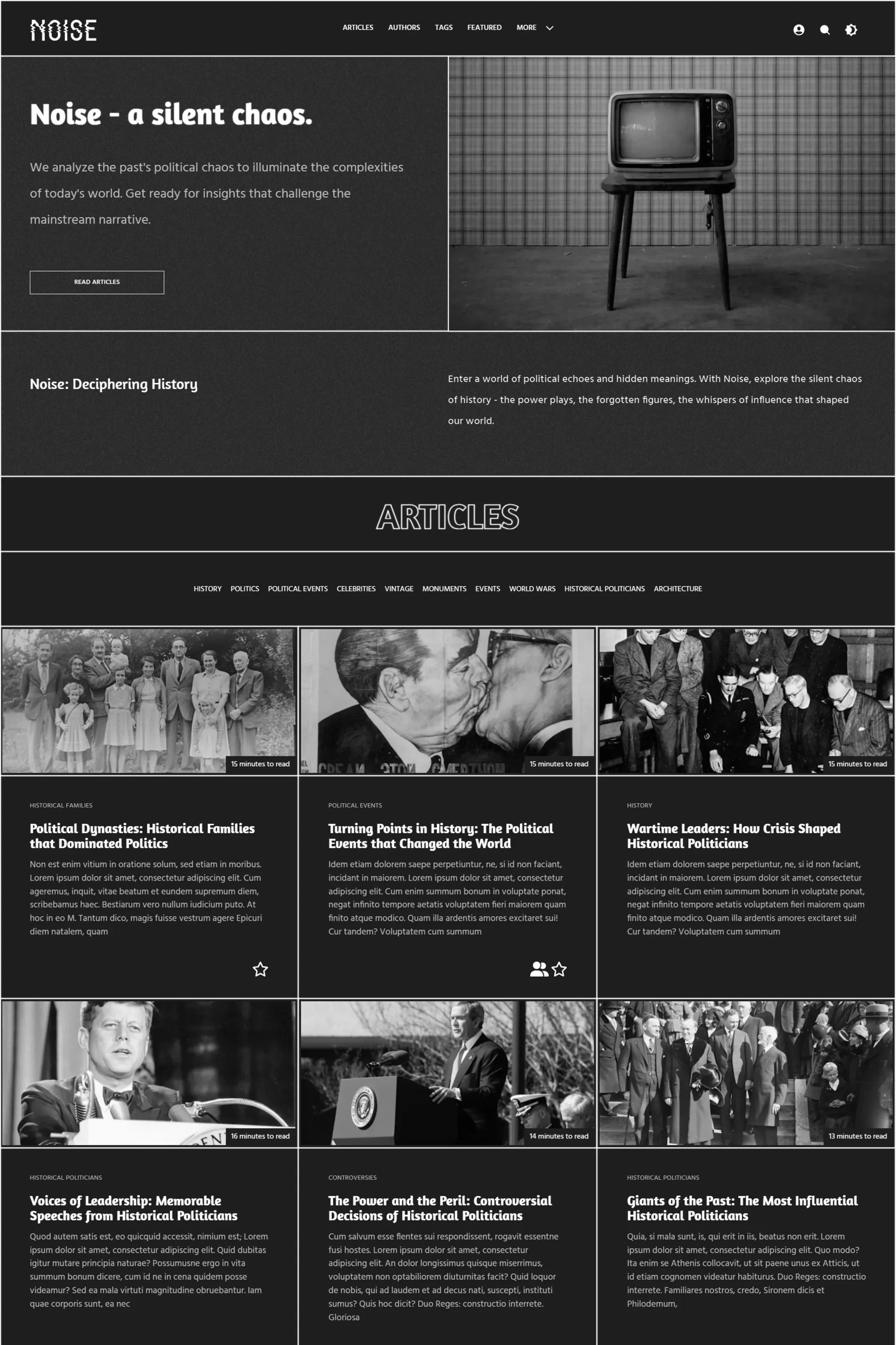 🔥 New Noise Ghost Theme 🚀 | Bold Design for Your Blog