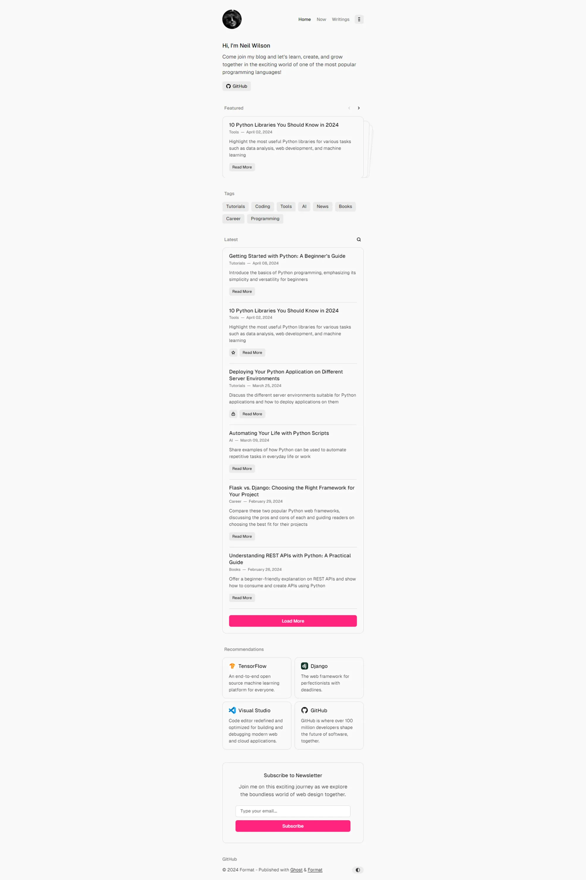 New Format Ghost Theme by Priority Vision – Grab It Now! 🚀