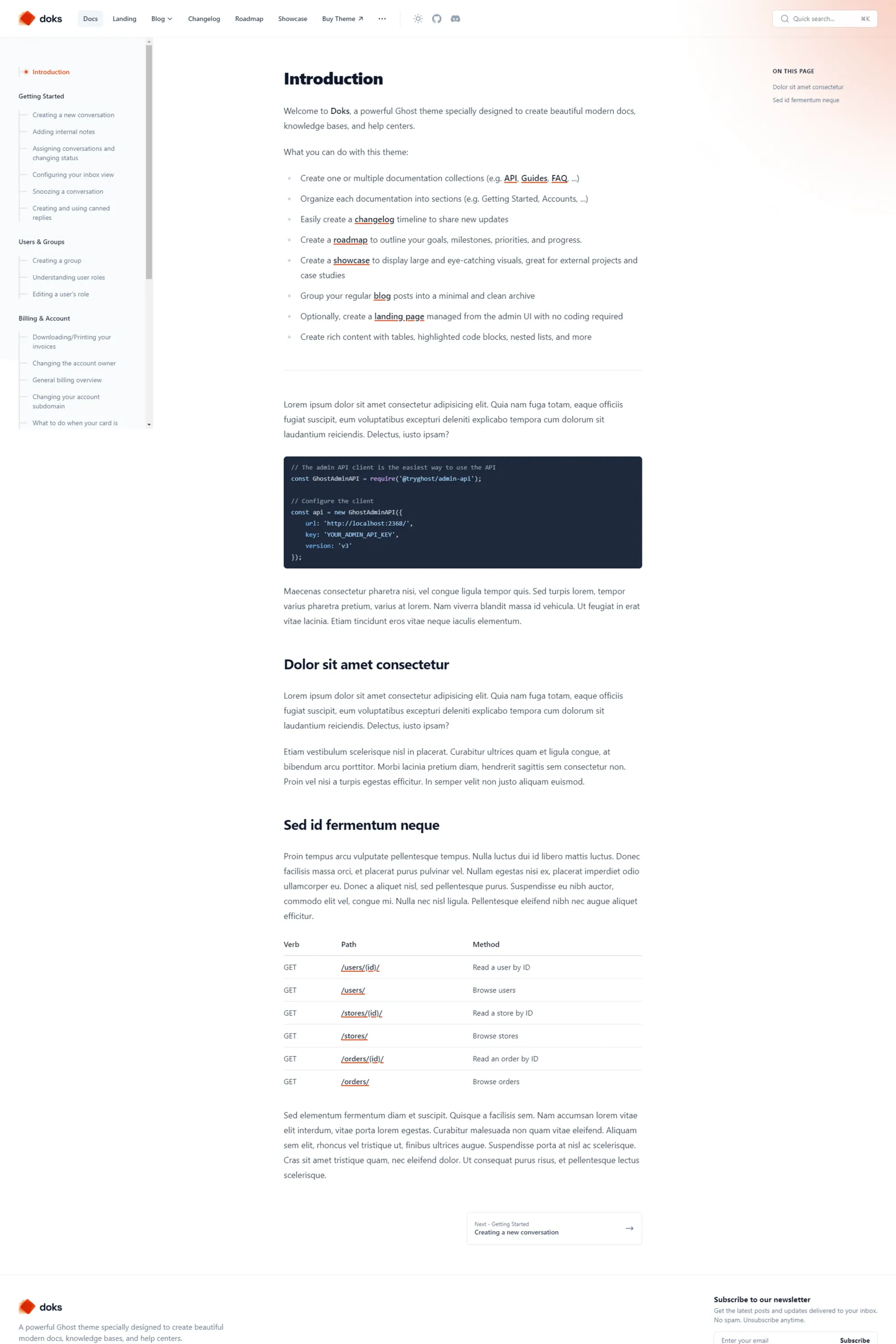 🚀 New Doks Ghost Theme – Perfect for Documentation & FAQs! 📚