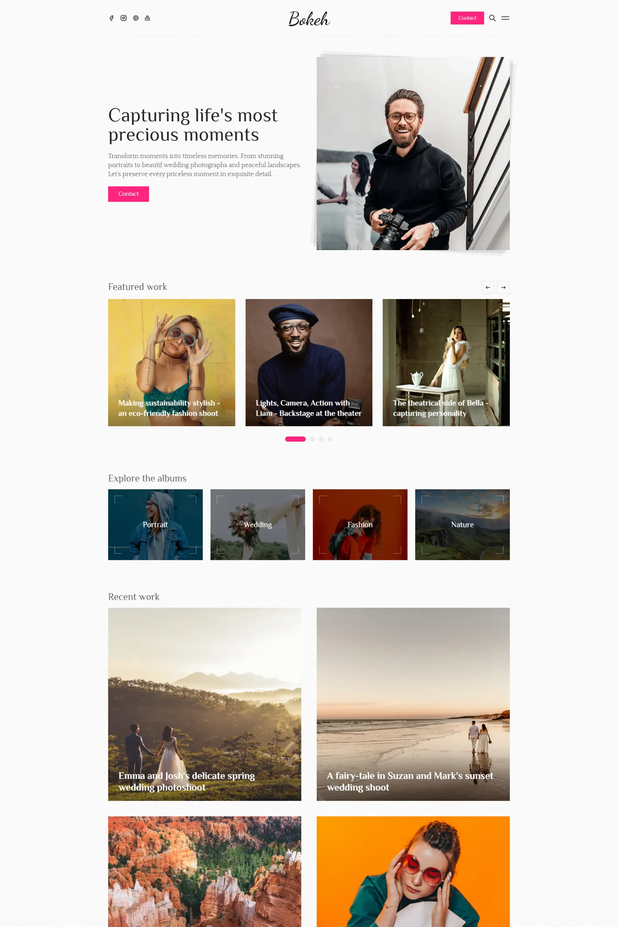 Bokeh Ghost Theme! Perfect for Artists & Photographers