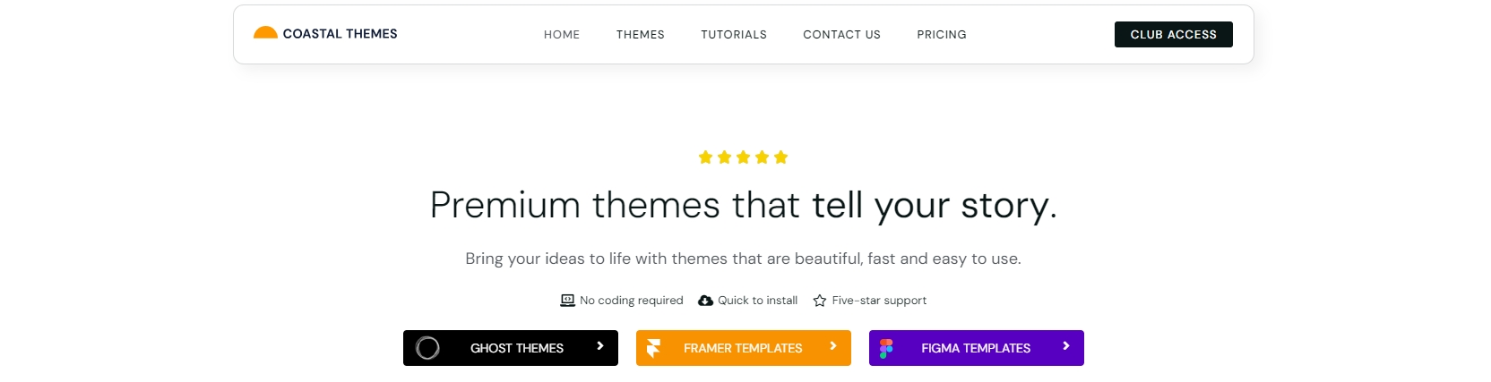 Coastal Themes: Ghost Theme Developer | Theme My Blog