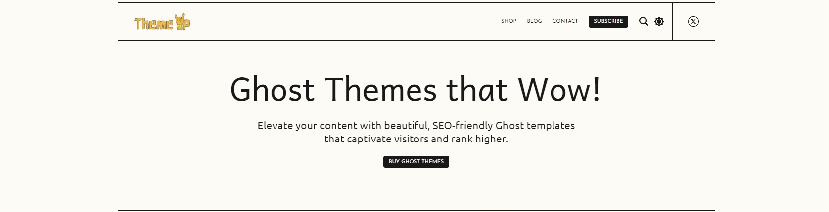 Theme Up Studio: Ghost Theme Developer | Theme My Blog