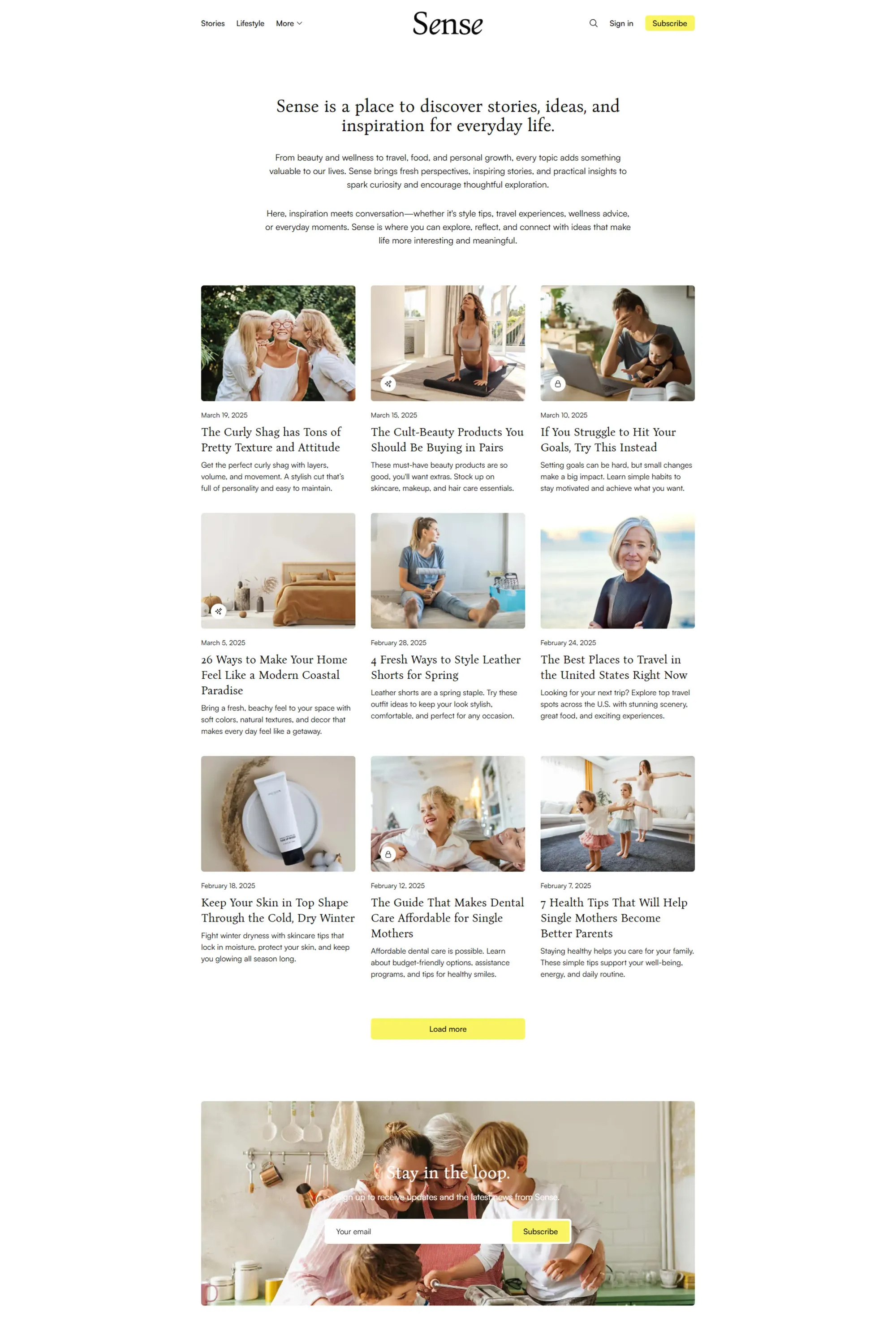 Sense Ghost Theme by Ekto Themes - Minimal & Fast Ghost Template
